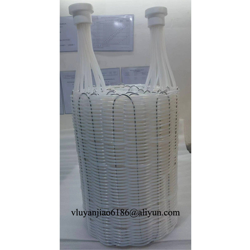 Anti Corrosive PTFE Teflon Heat Exchanger , Ultra Pure Immersion Coil Heat Exchanger