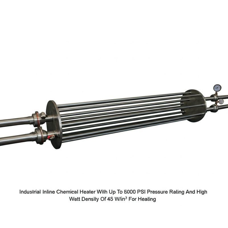 Industrial Inline Chemical Heater With 5000 PSI Pressure Rating High ...