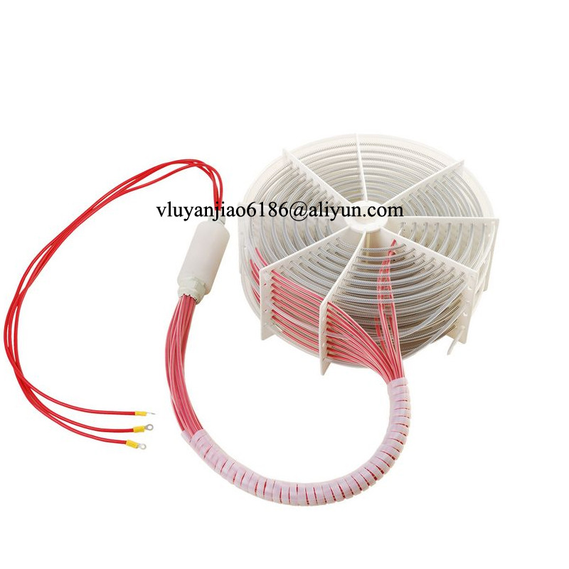 Industrial Coil Shaped Teflon PTFE Electric Immersion Heater For Photovoltaic