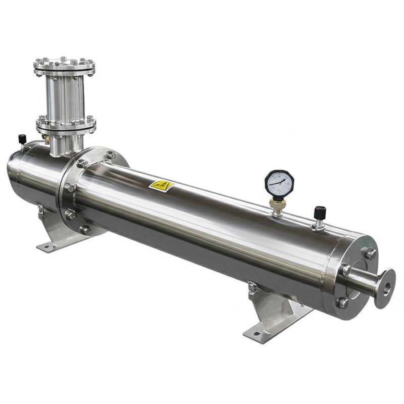 Stainless Steel Inline Chemical Heater with Up To 45 W/in² Watt Density ...