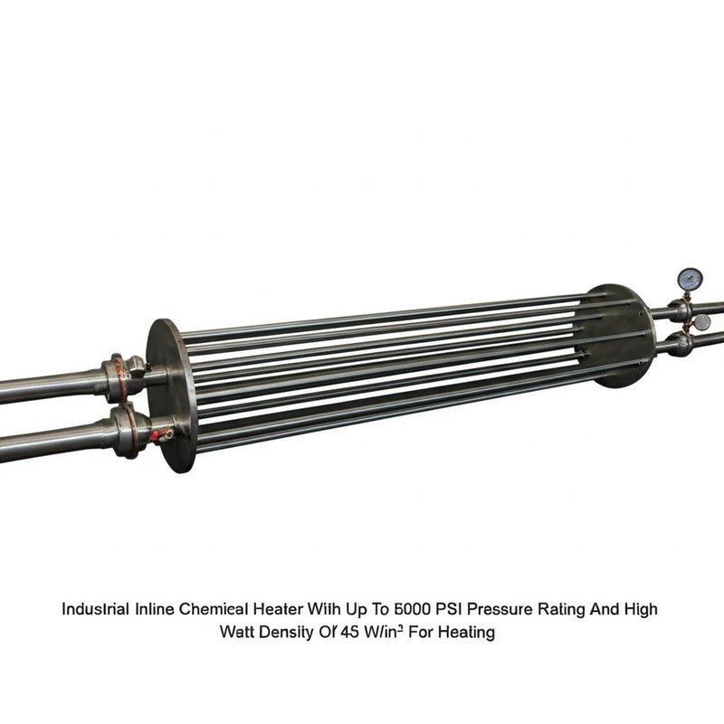 Industrial Inline Chemical Heater With 5000 PSI Pressure Rating High ...